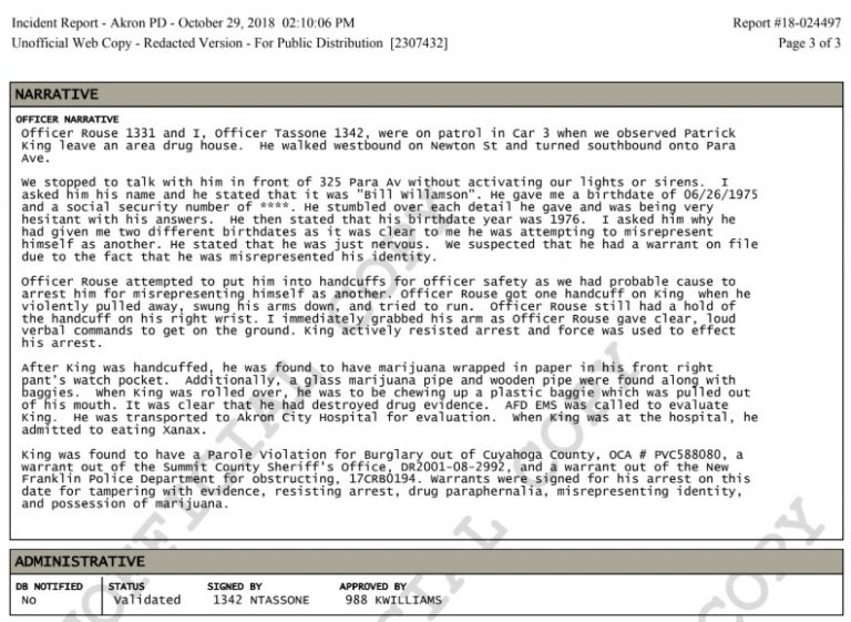 Female Akron cop led beat down of man over 3 grams of weed – EJBNEWS.COM