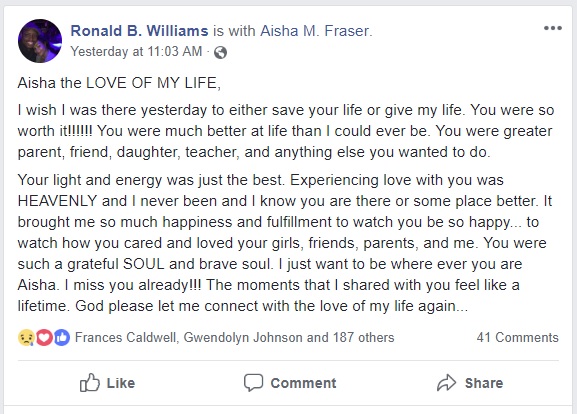 Aisha found love with Ron before Lance nearly decapitated her – EJBNEWS.COM