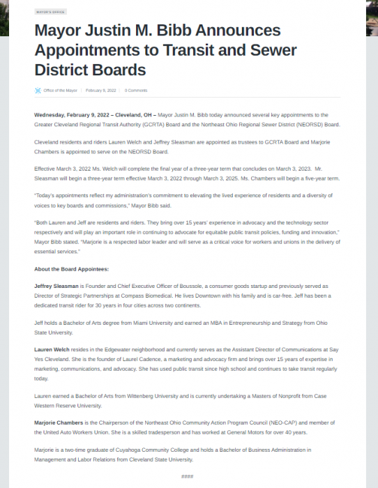 RTA board member Valarie McCall has a right to file a complaint against ...
